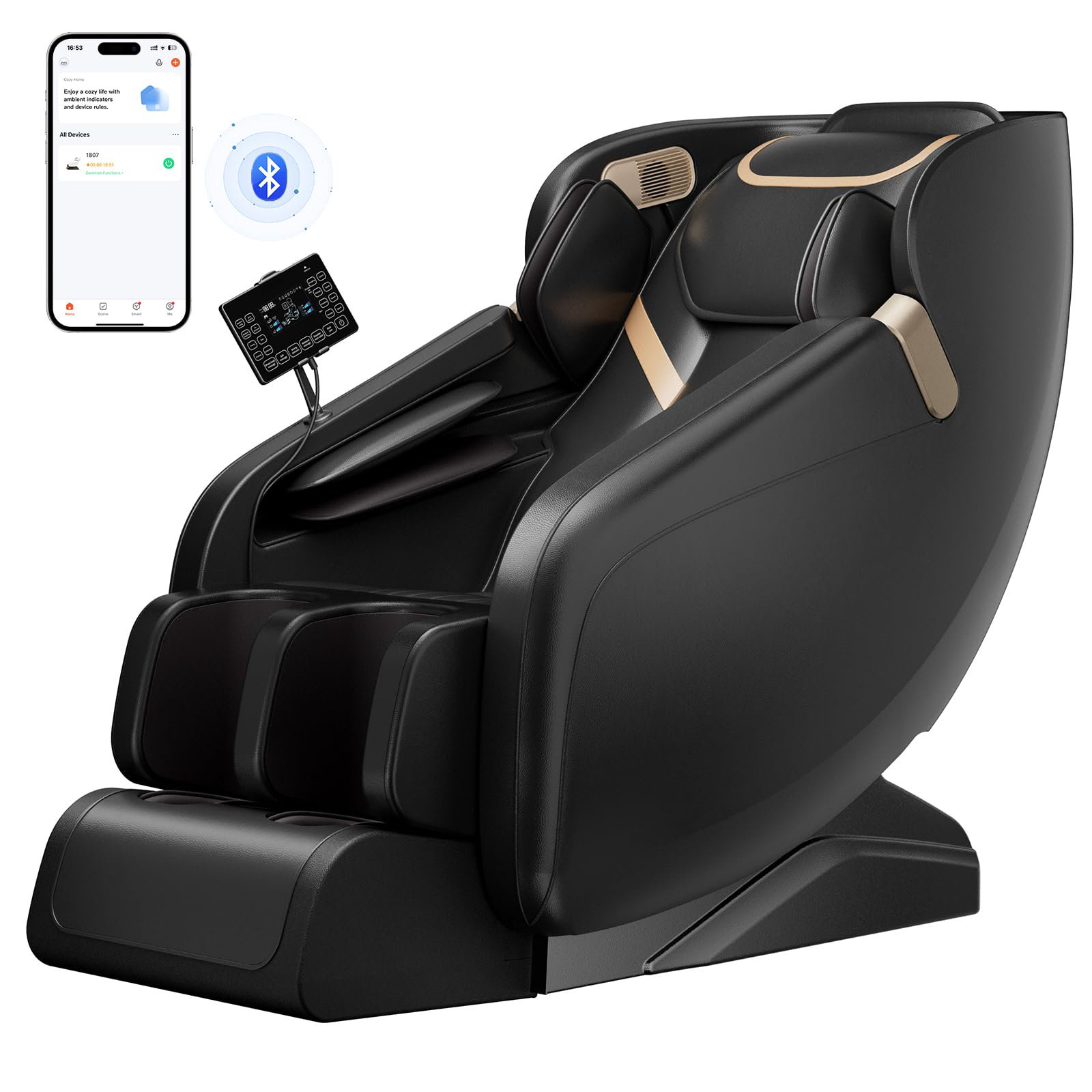 Inbox Zero Full Body Zero Gravity Heated Ultimate Massage Chair | Wayfair