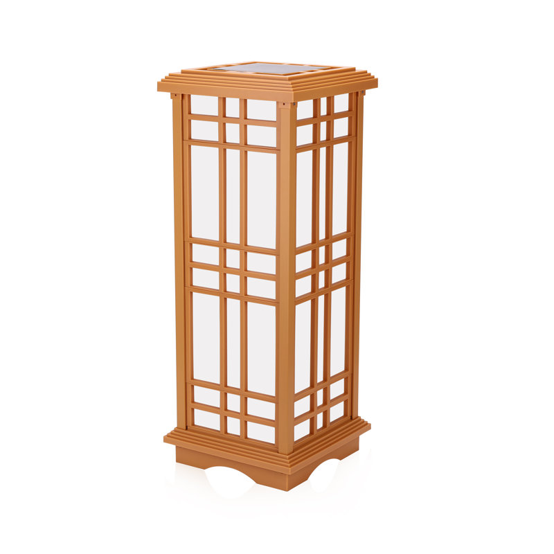 Techko Solar Classic Zen Three LED Outdoor Lanterns Japanese Style (3 ...