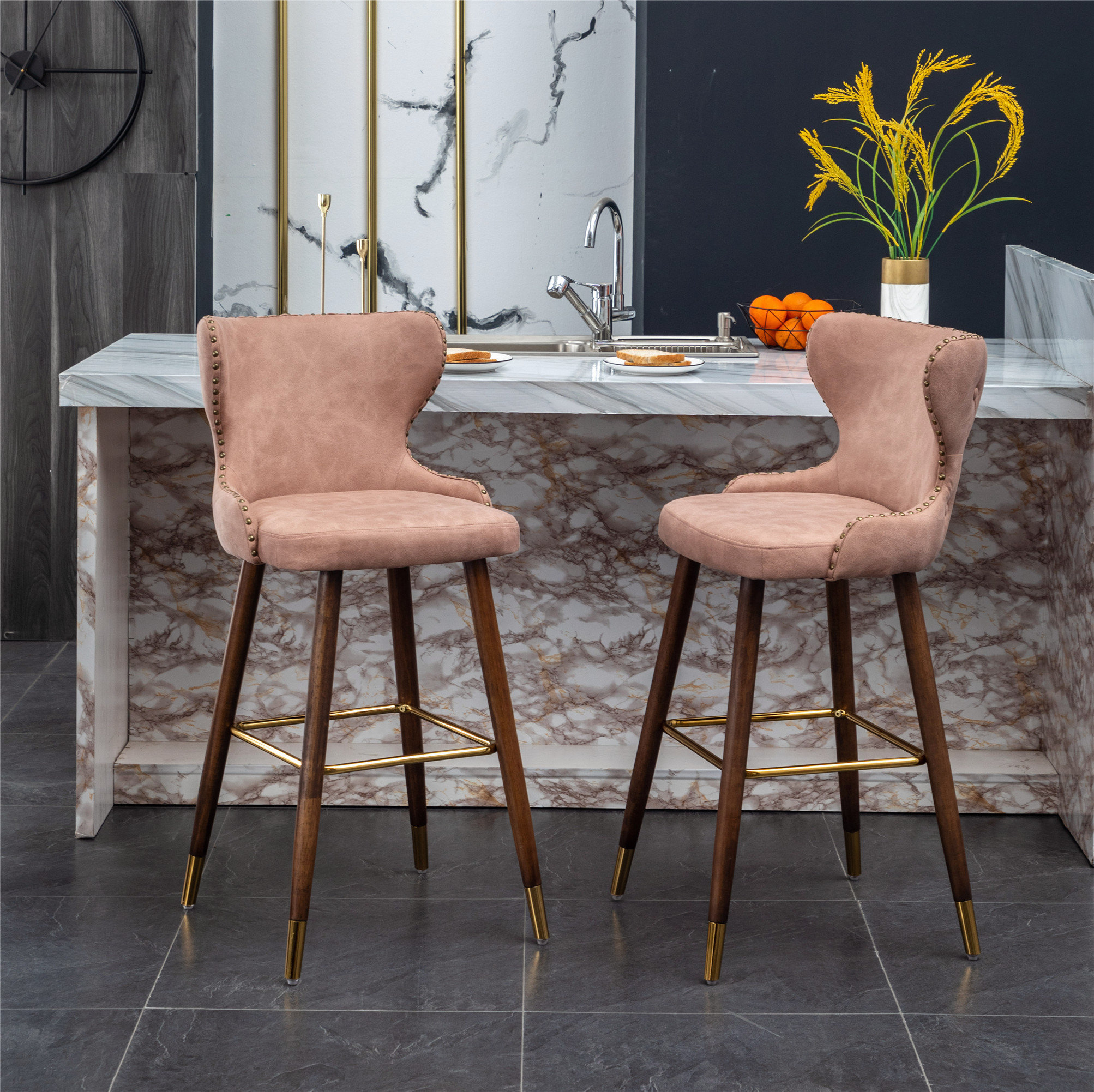 Mercer41 Damoni 29.5'' Bar Stool | Wayfair