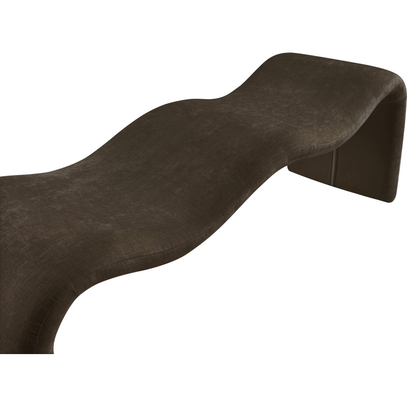 Ivy Bronx Monifa Chenille Fabric Bench & Reviews | Wayfair