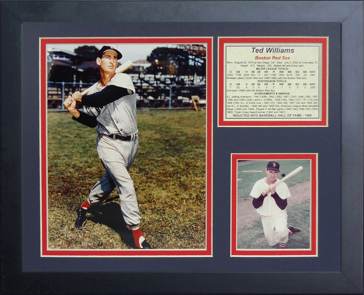 Legends Never Die Ted Williams Framed Memorabilia | Wayfair