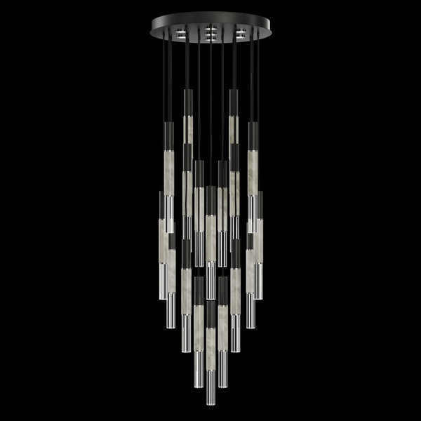 Fine Art Lamps Antonia 25 - Light LED Cluster Pendant - Wayfair Canada