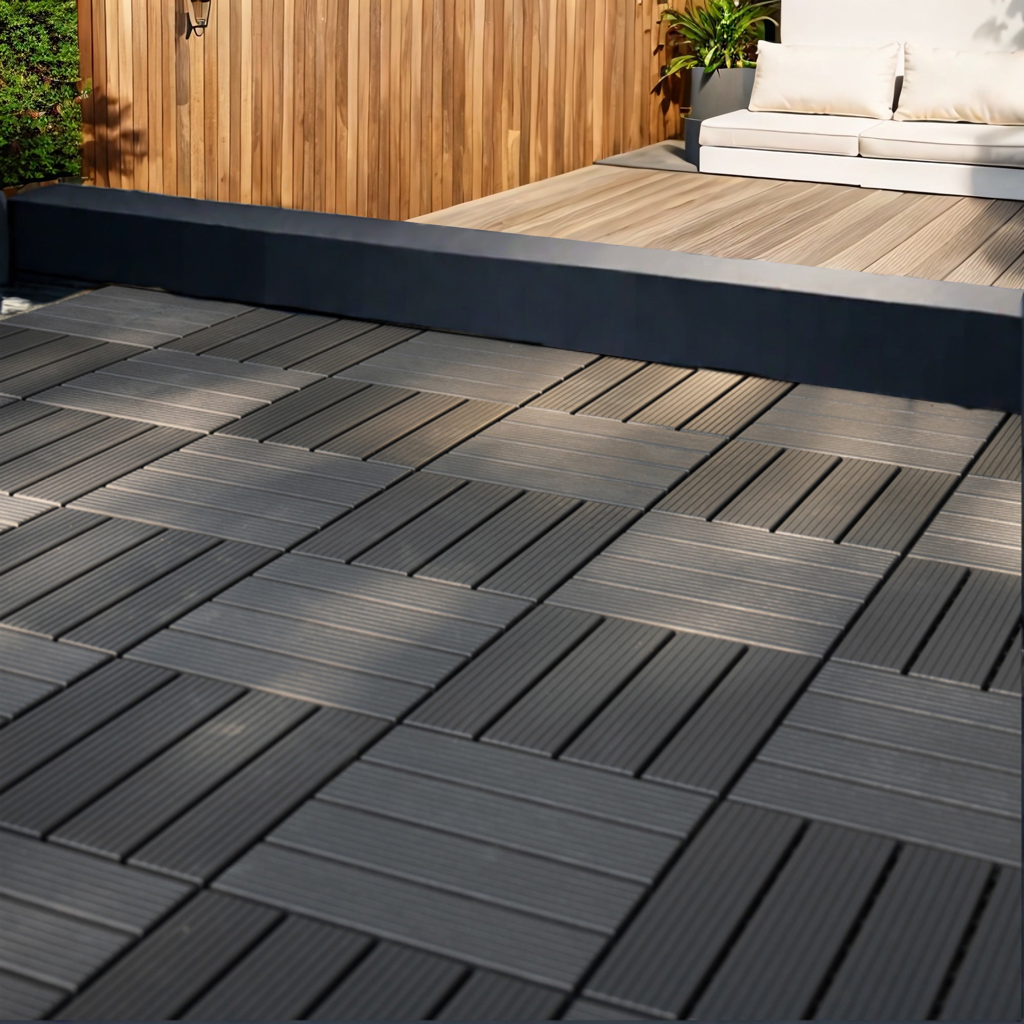 Best Robe Ever Premium All-Weather Outdoor Deck Tiles - 44 Pack 12X12 ...