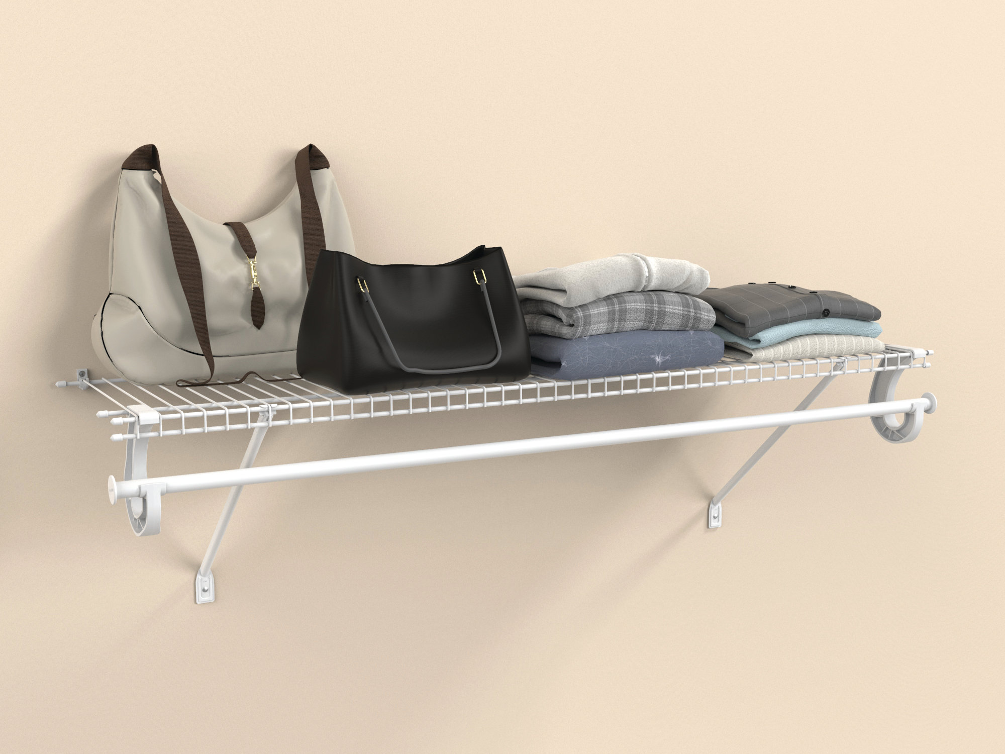 ClosetMaid SuperSlide Closet Shelf Kit with Rod & Reviews - Wayfair Canada