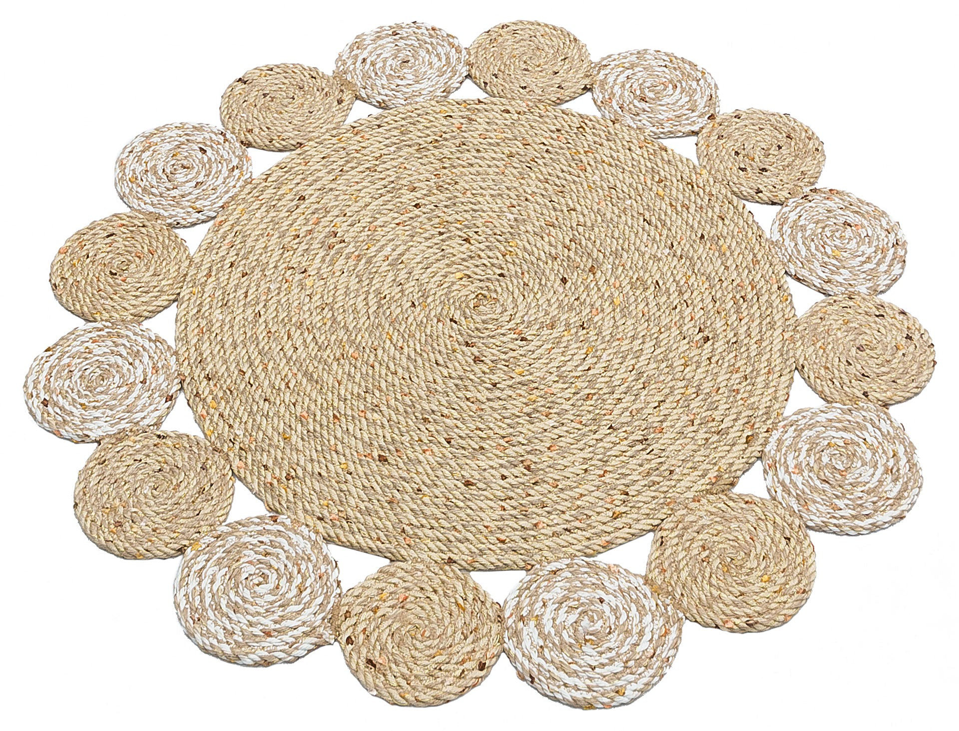 Dakota Fields Cary Beige Modern Polypropylene Jute Area Rug | Wayfair