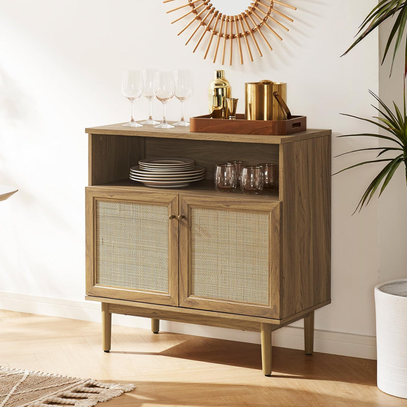 Bay Isle Home™ Modern Farmhouse Boho Accent Buffet Sideboard Cabinet ...