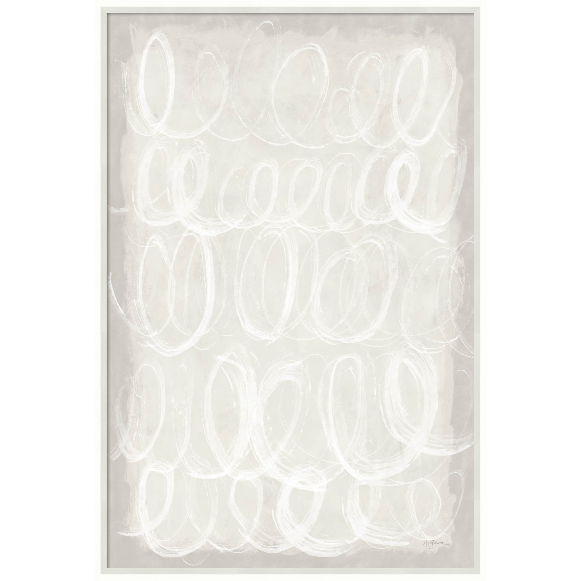 Gracie Oaks Framed Fabric Pinboard, Calming Thoughts I by Mary Urban ...