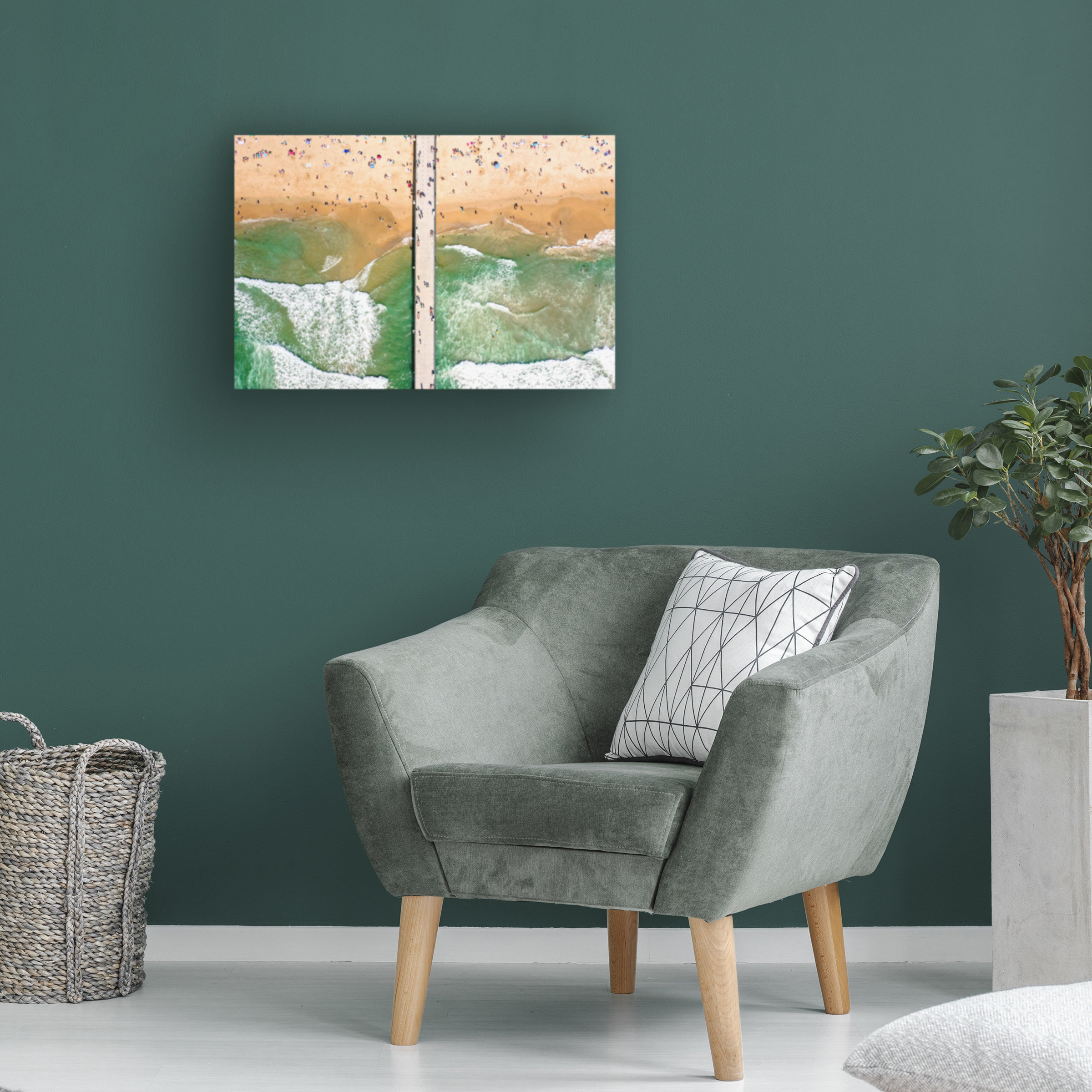 Highland Dunes Wrapped Canvas Wall Art - Jeff Poe Photography 'Aerial ...