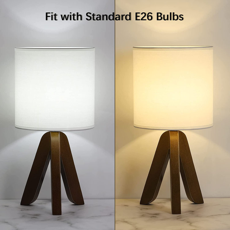 George Oliver Graycee Wood Tripod Lamp & Reviews | Wayfair
