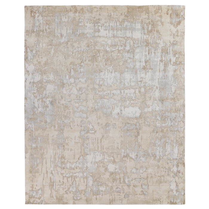 Exquisite Rugs Murano Handmade Ivory/Silver/Gold Area Rug & Reviews ...