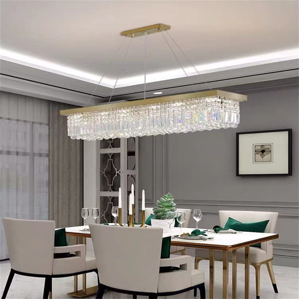 Rosdorf Park Kronz LED Square / Rectangle Chandelier - Wayfair Canada