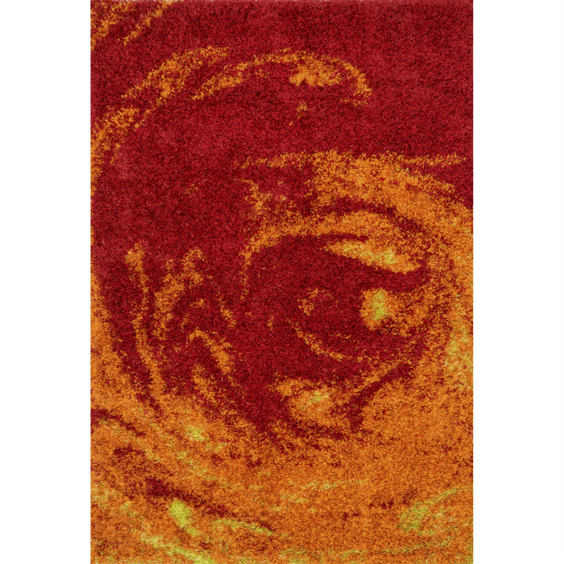 17 Stories Barcelona Shag Area Rug | Wayfair