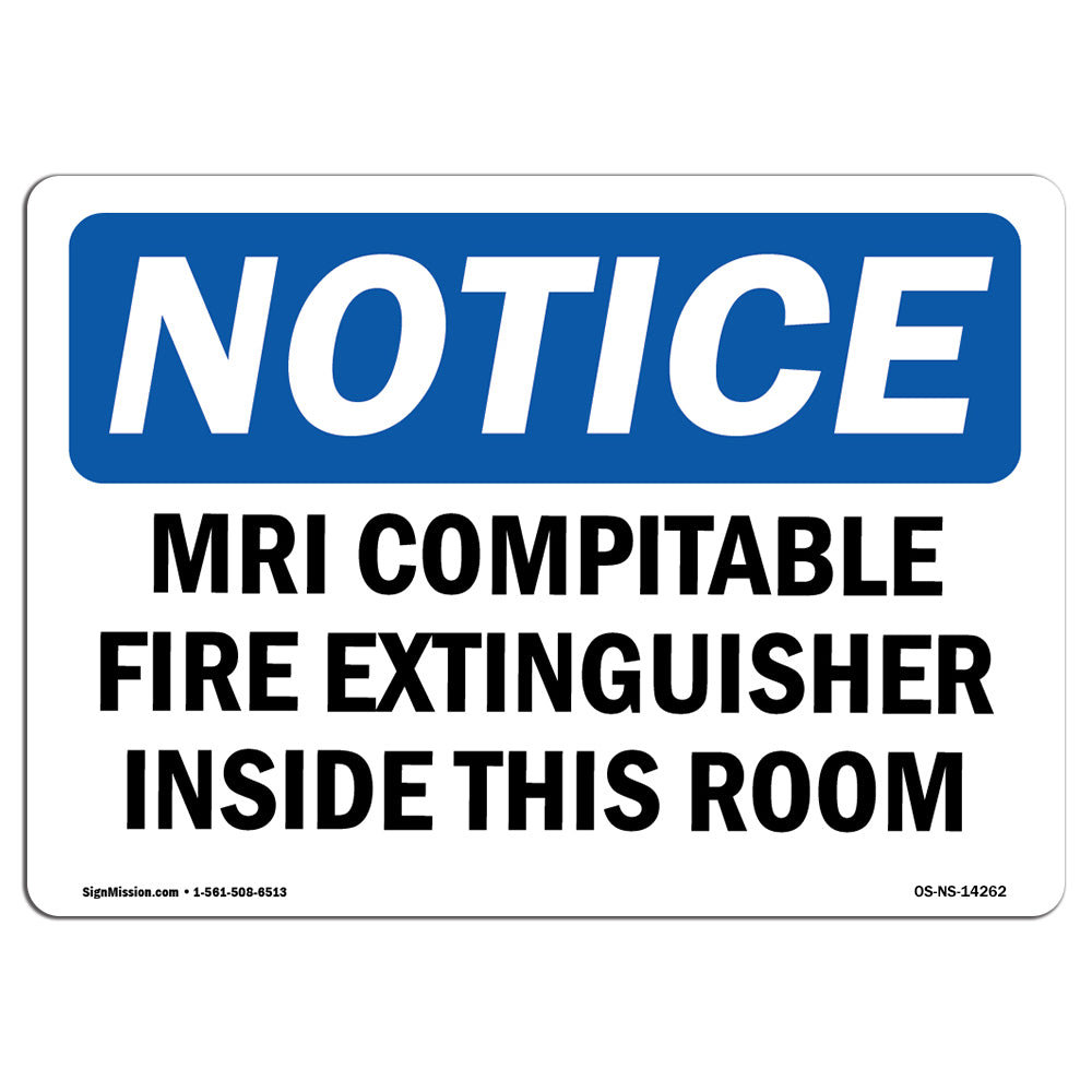 SignMission Mri Compatible Fire Extinguisher inside MRI Room Sign | Wayfair