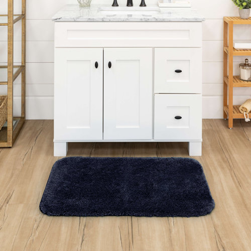 Blue Bath Rugs & Mats You'll Love | Wayfair