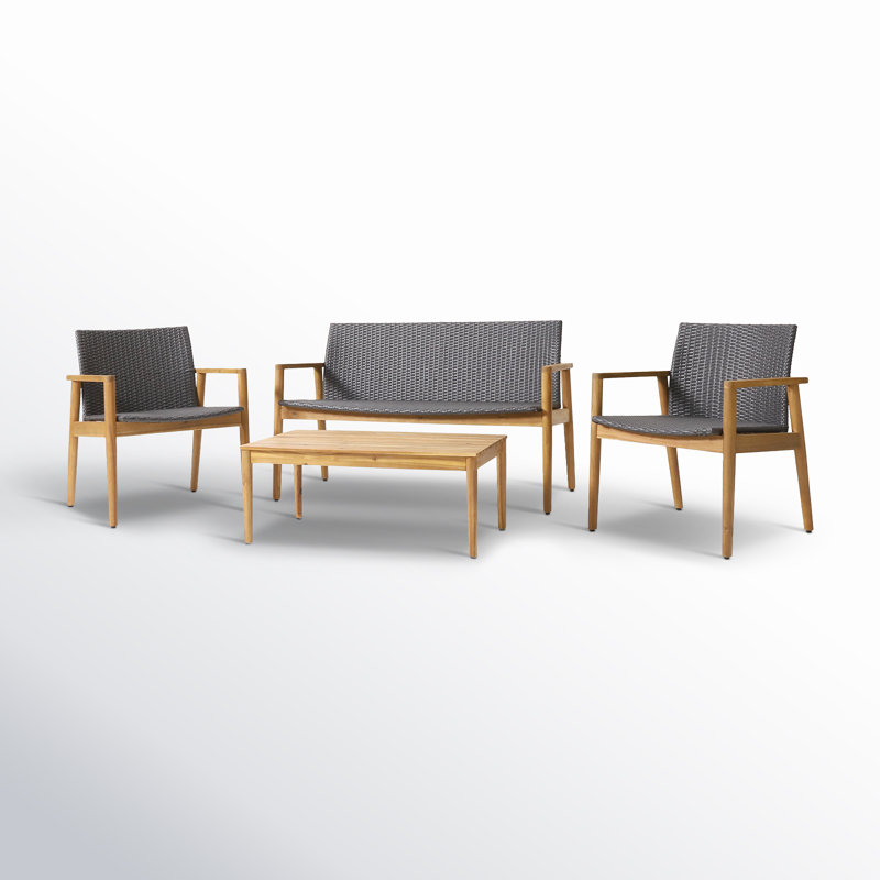 AllModern Saffron 4 Piece Sofa Seating Group & Reviews | AllModern
