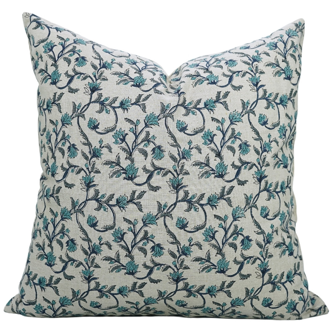Fabdivine Boho Accent Pillow Cushioncase, Floral, Pure Cotton, (Pushp ...