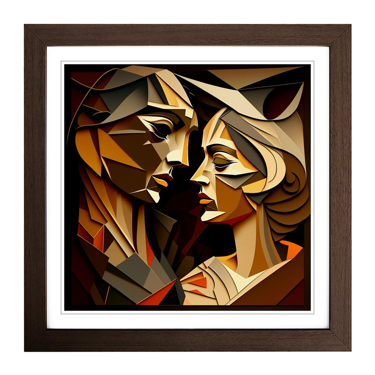 Marlow Home Co. Lovers Cubism No.1 - Single Picture Frame Art Prints on ...