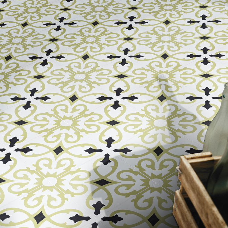 Moroccan Mosaic Tile House Agadir 8" x 8" Cement Patterned Wall & Floor ...