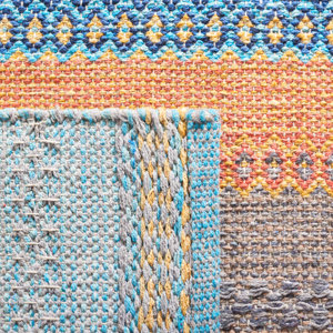 Langley Street® Gulbranson Striped Handmade Flatweave Cotton Area Rug ...