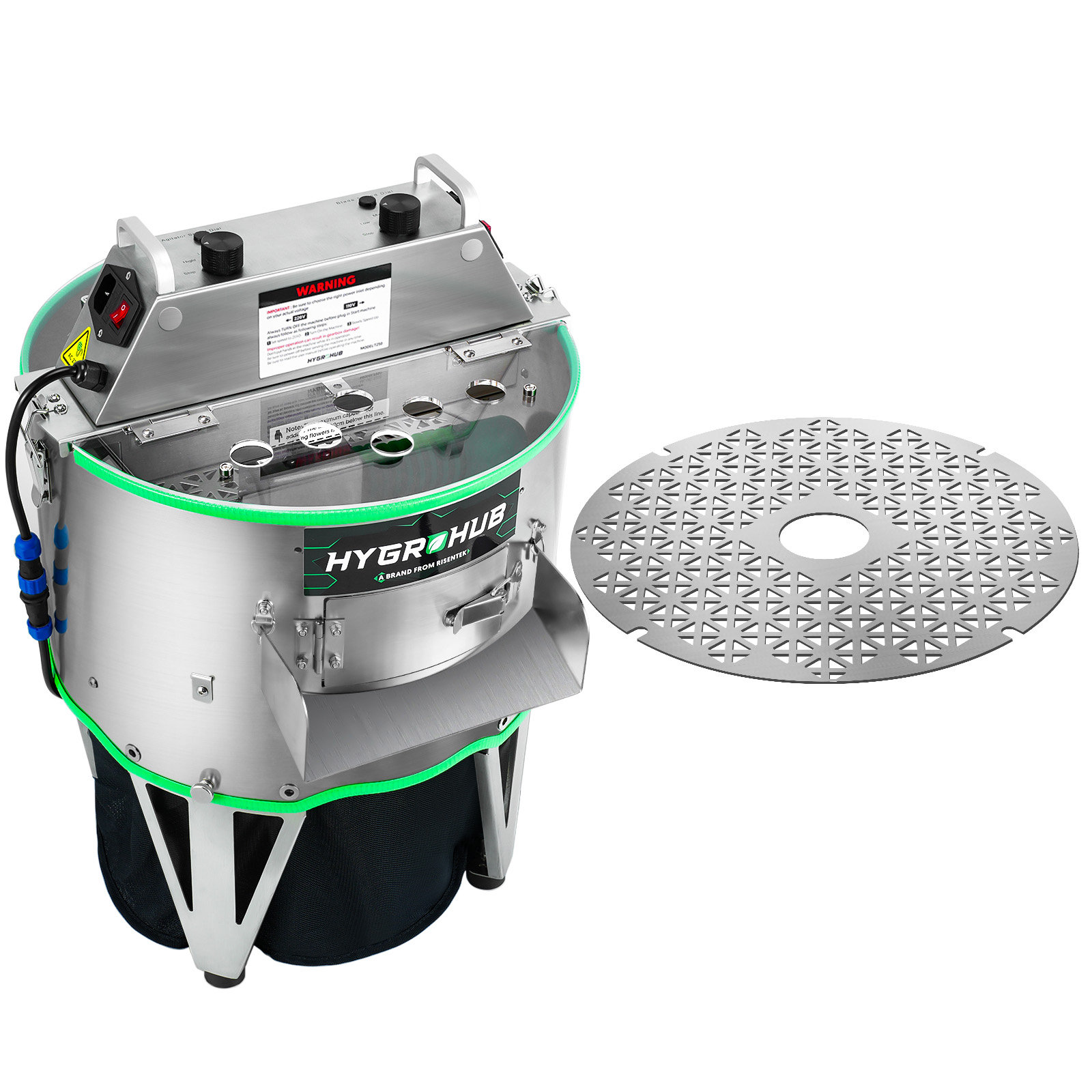 Hygrohub T250pro Bud Trimmer, 14in Electric Bowl Leaf Trimmer Machine ...