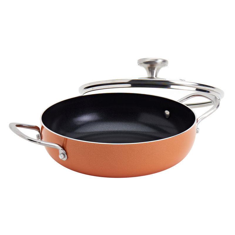 Infuse Non-Stick Aluminum Sauteuse Pan & Reviews | Wayfair