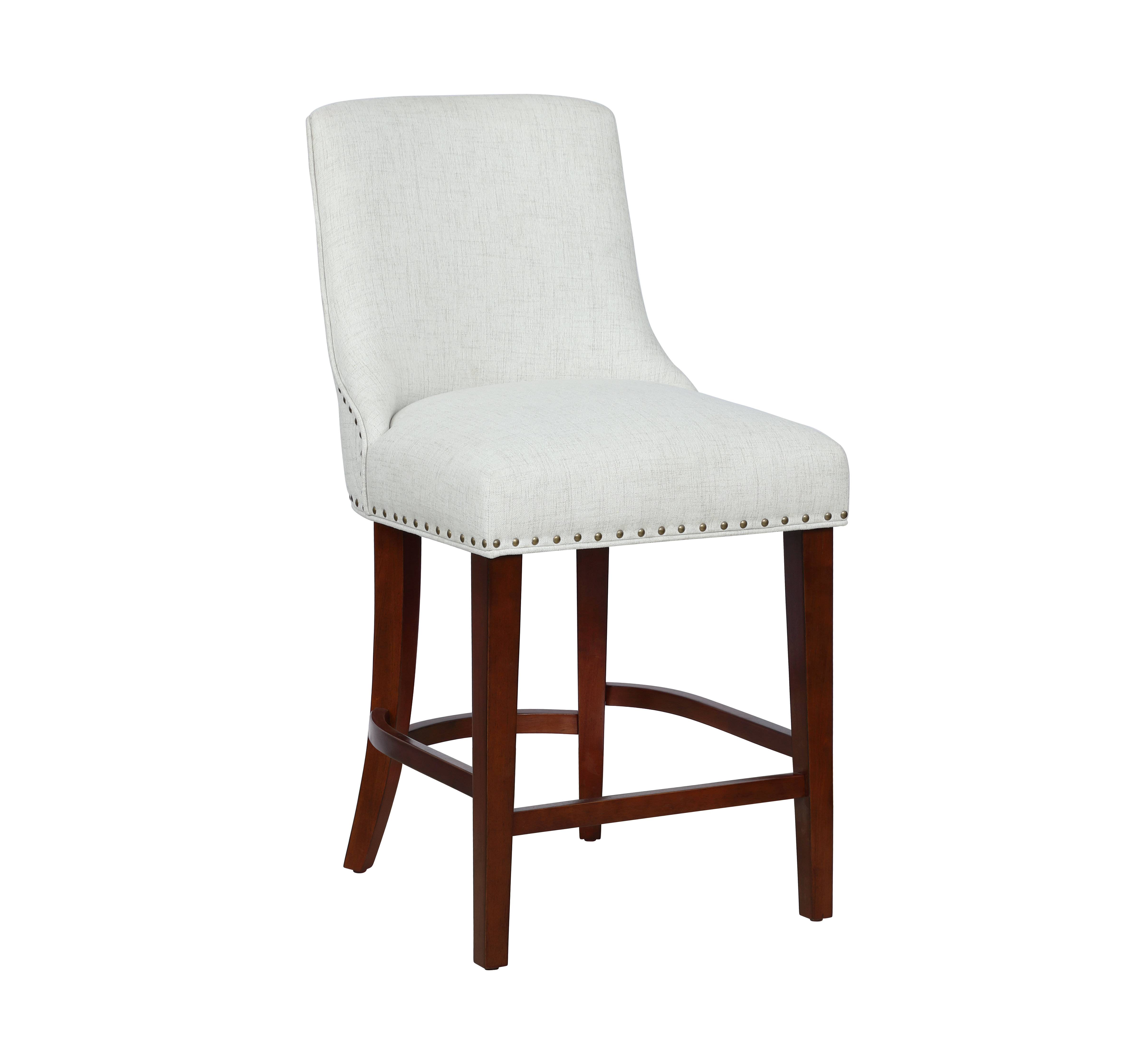 Breakwater Bay Natural Espresso Counter Stool | Wayfair
