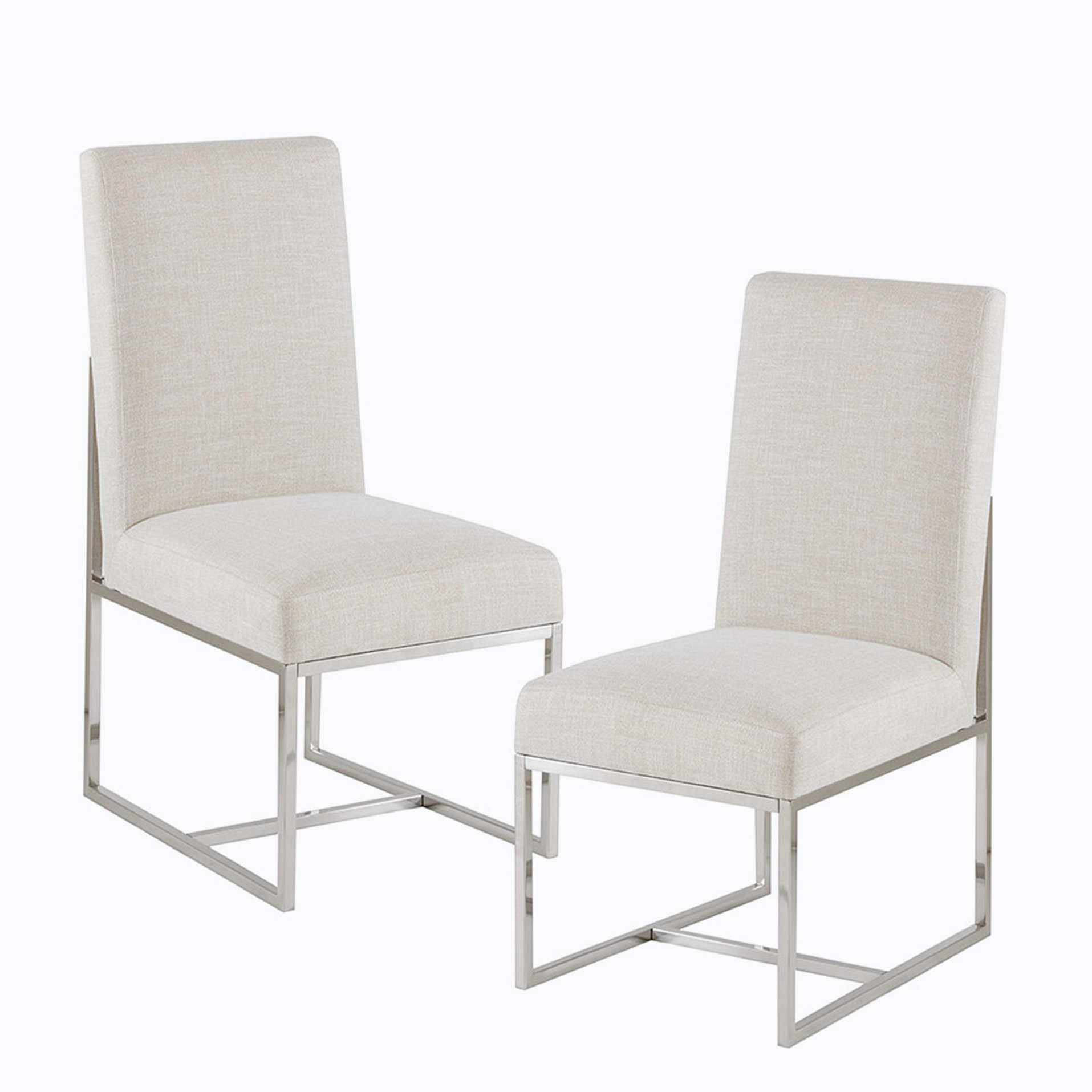 Orren Ellis Todora Polyester Metal Parsons Chair Dining Chair | Wayfair