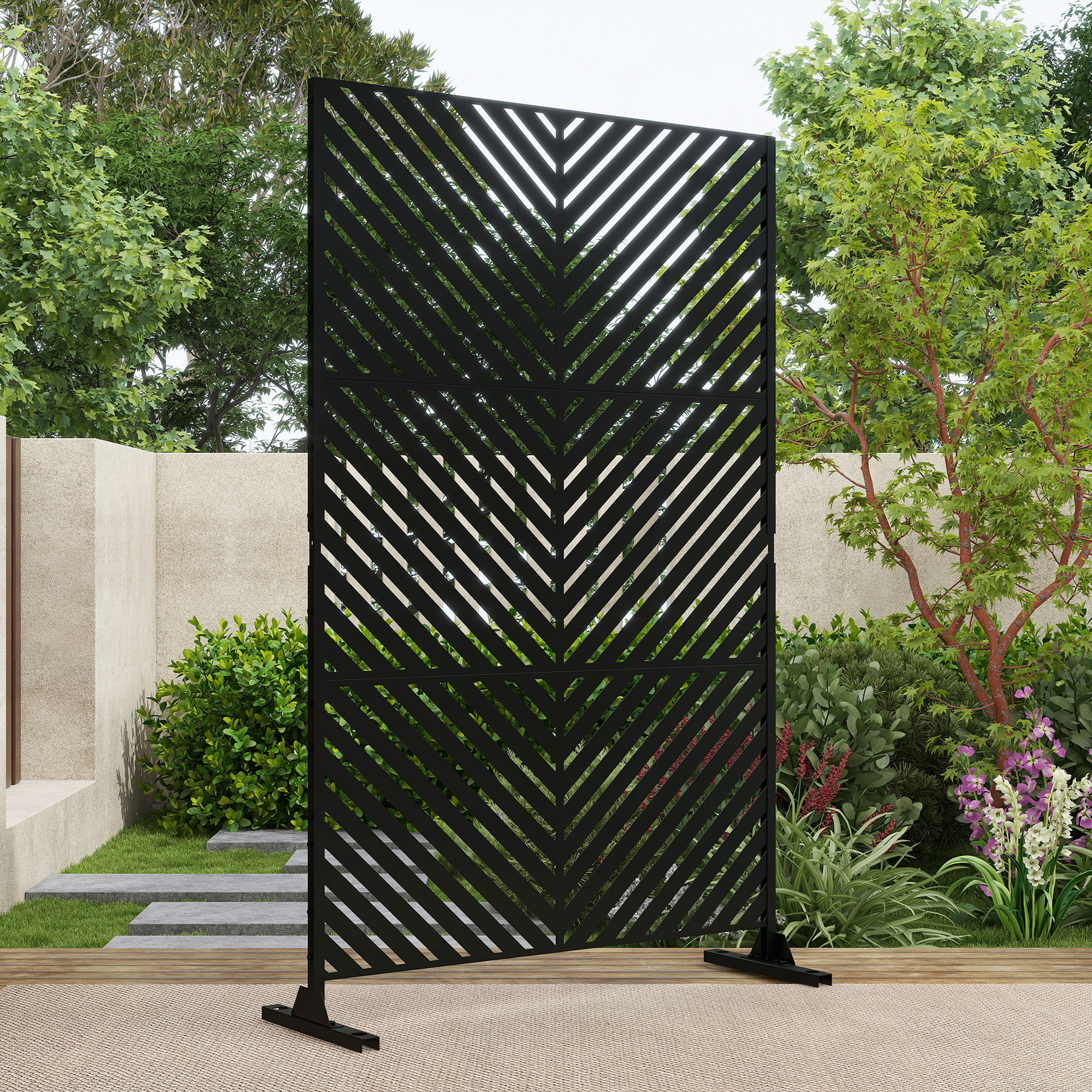 UIXE Pacifa Series Metal Privacy Screen & Reviews | Wayfair.co.uk