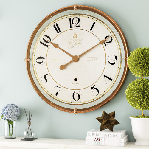 Gold Wall Clocks You'll Love | Wayfair