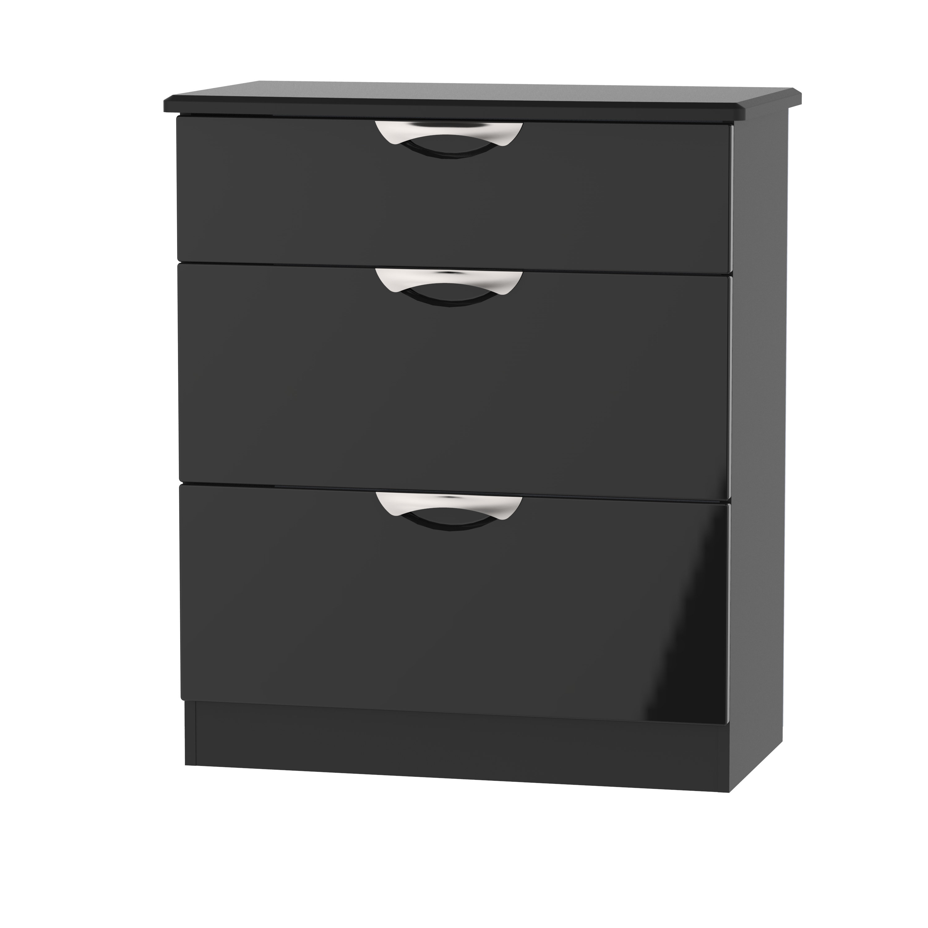 Ebern Designs Fully Assembled Leodis 3 - Drawer Chest of Drawers ...