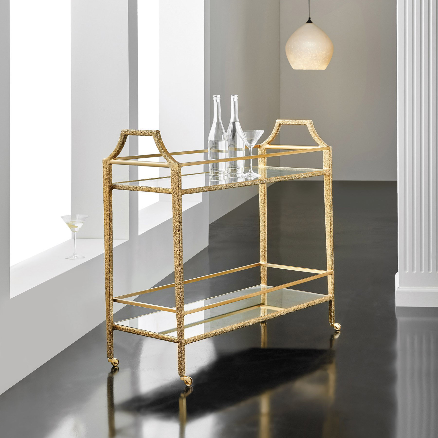Modern History Home Modern History Bar Cart | Wayfair