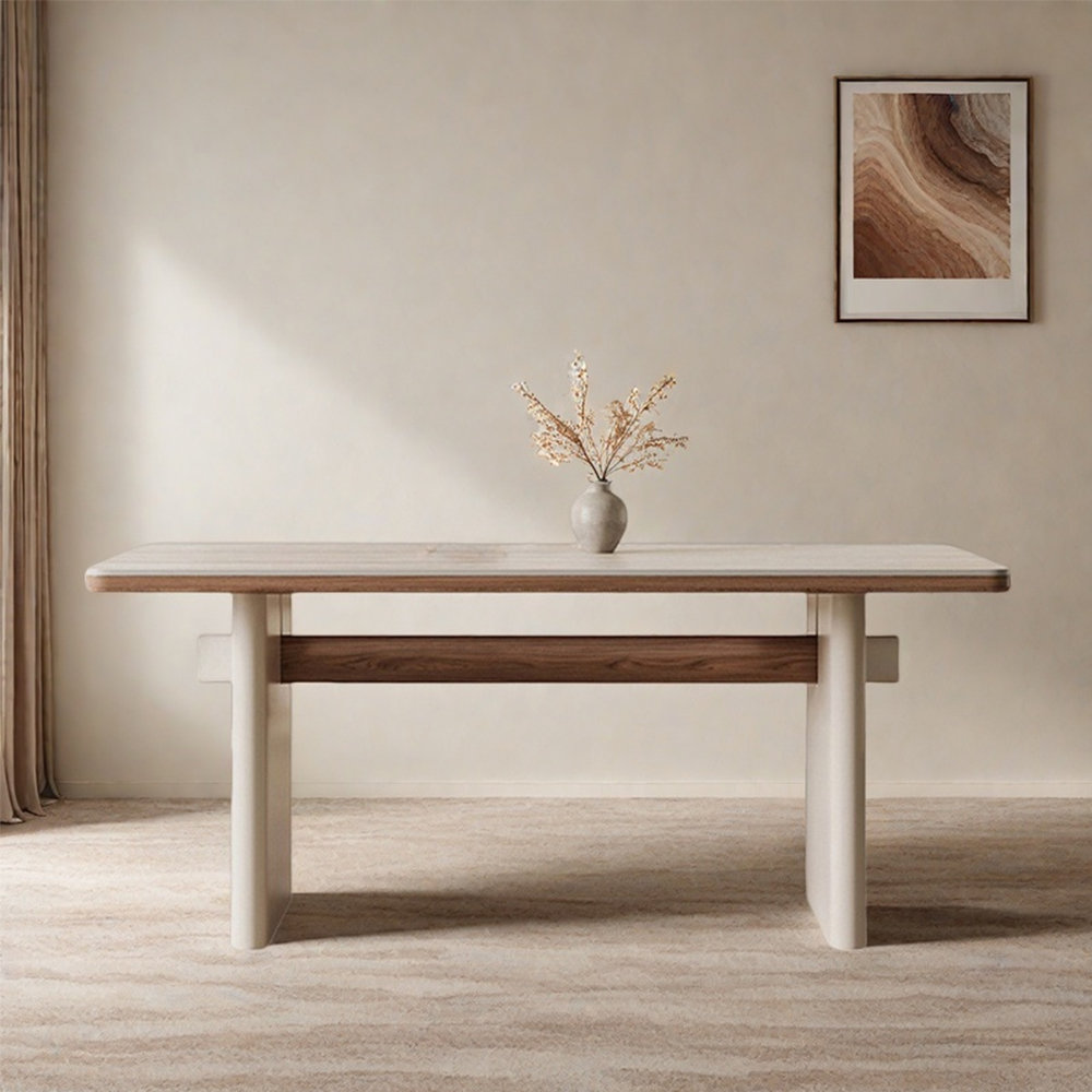 Corrigan Studio French retro simple rectangular dining table - Wayfair Canada