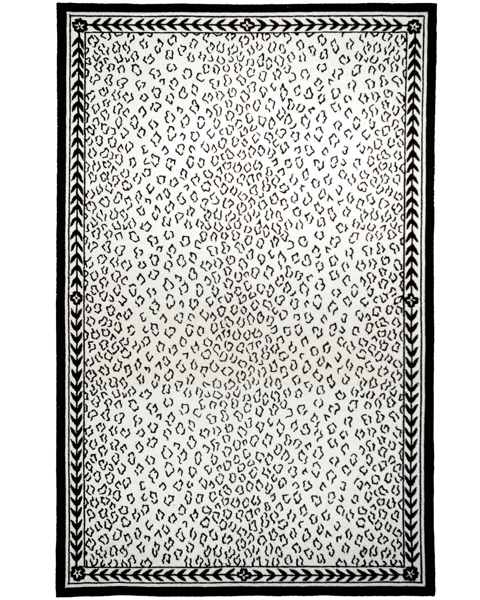 Martha Stewart Rugs Chelsea Hand Hooked Wool Animal Print Rug & Reviews ...