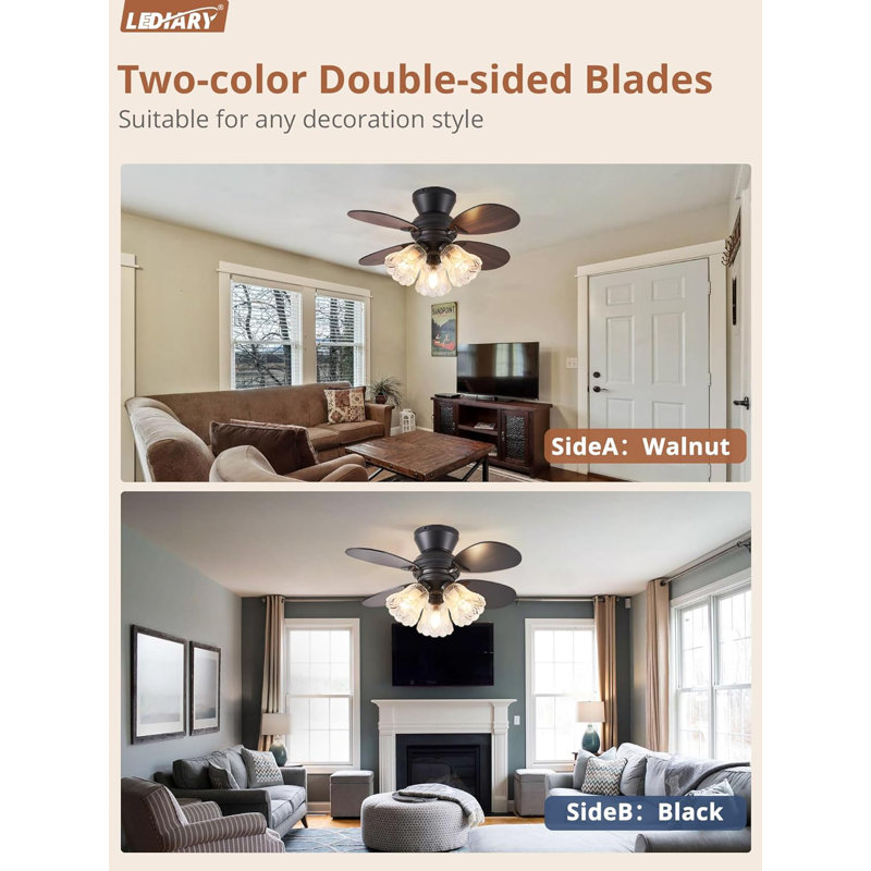 Winston Porter Sasuke Ceiling Fan with Light Kit | Wayfair