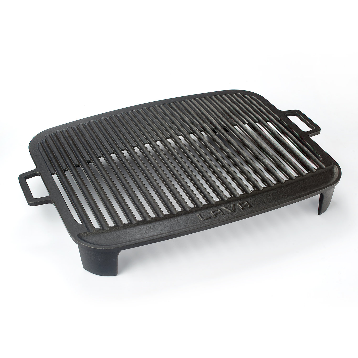 LAVA CAST IRON Lava Enameled Cast Iron BBQ Grill 17.5 inch-Outdoor ...