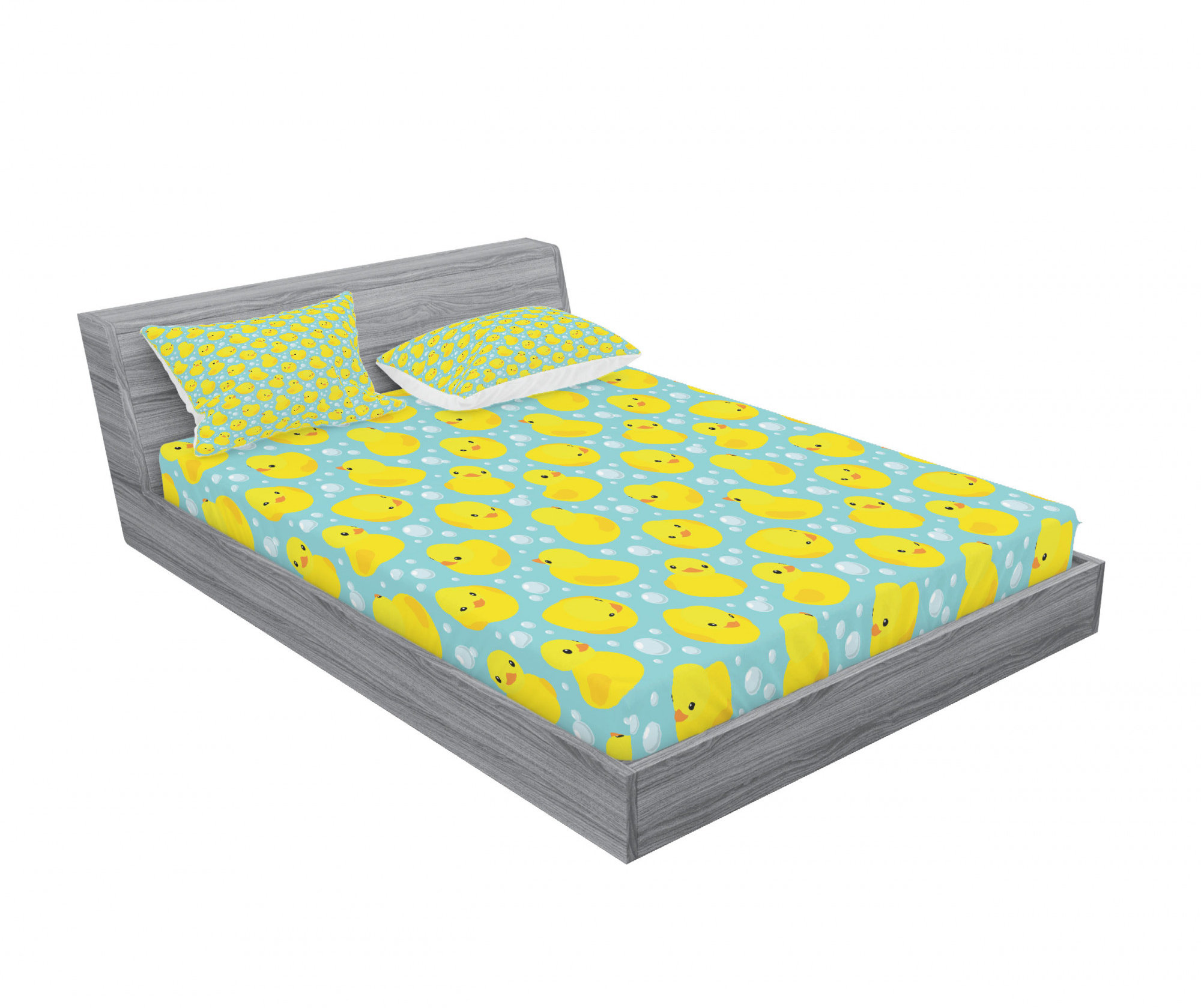 Ambesonne Rubber Duck Sheet Set | Wayfair