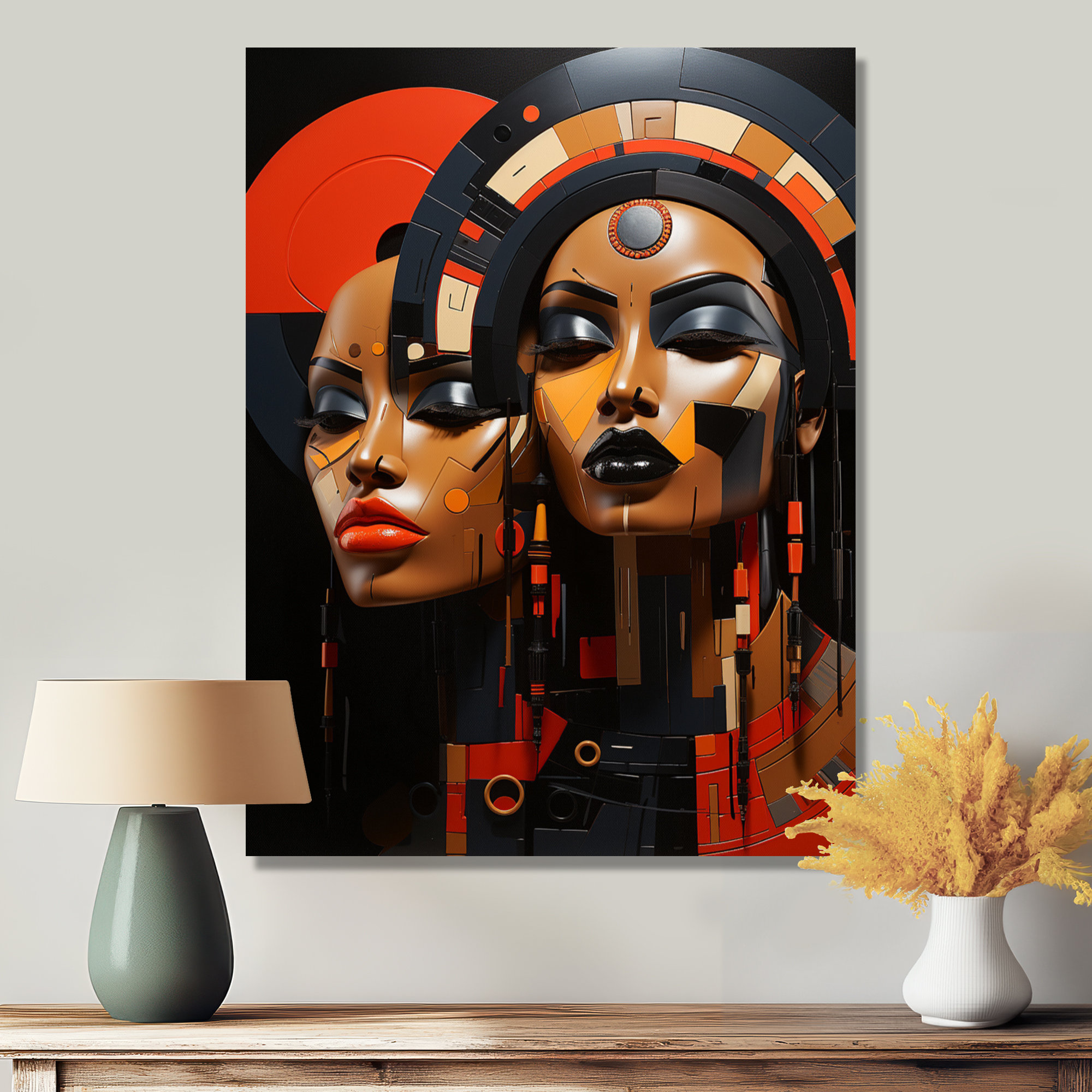 Wrought Studio™ Nubian Fashionista Essential Beauty - African Wall Art ...
