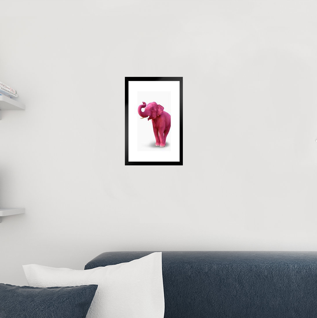 Latitude Run® Pink Elephant Funny Parody Photo Photograph African ...