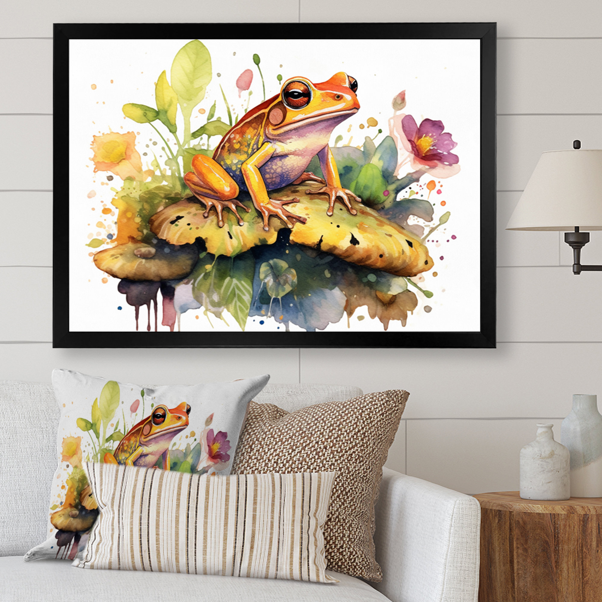 August Grove Leaping Frogs Amphibians II | Wayfair