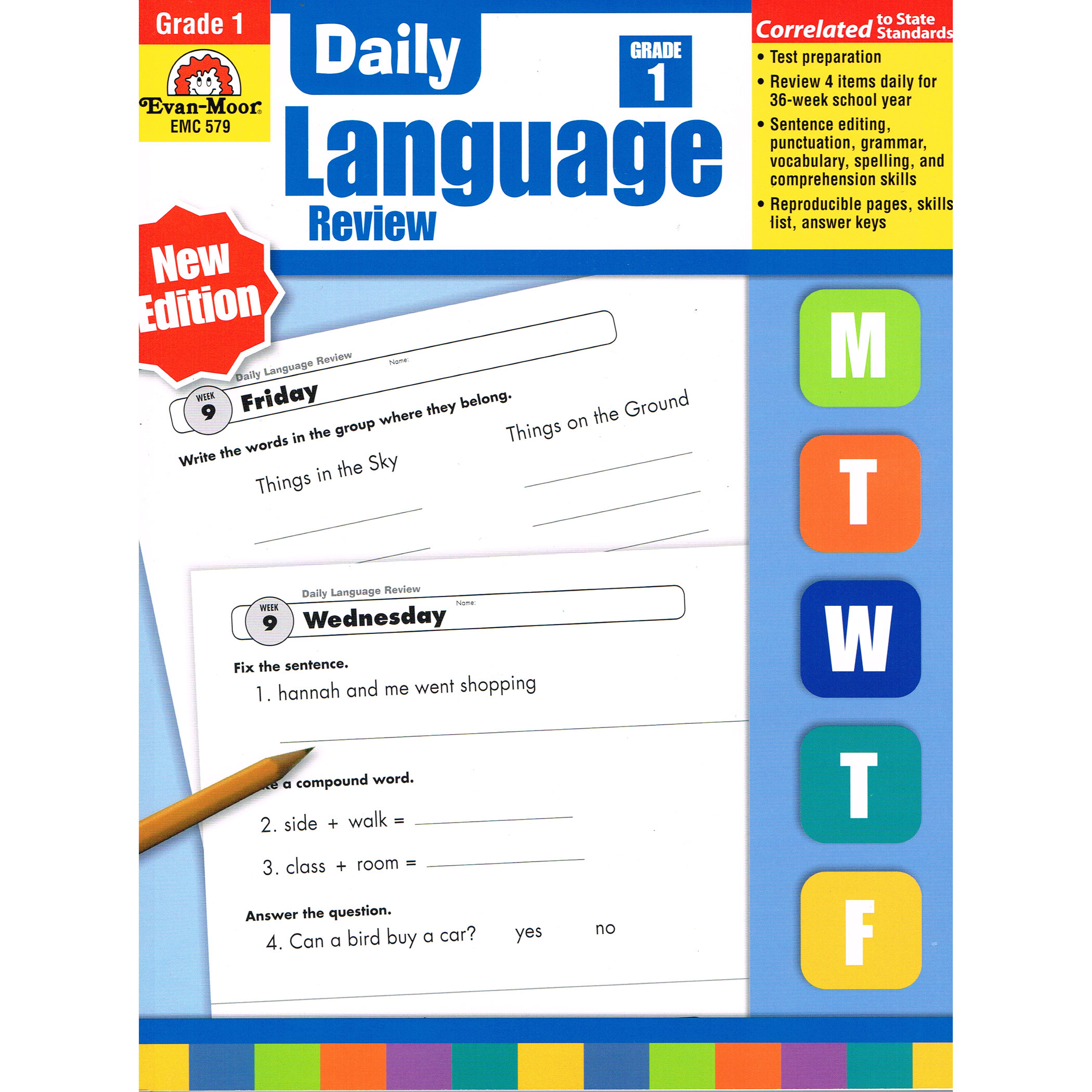 Evan-Moor Daily Language Review Grade 1 Book - Wayfair Canada