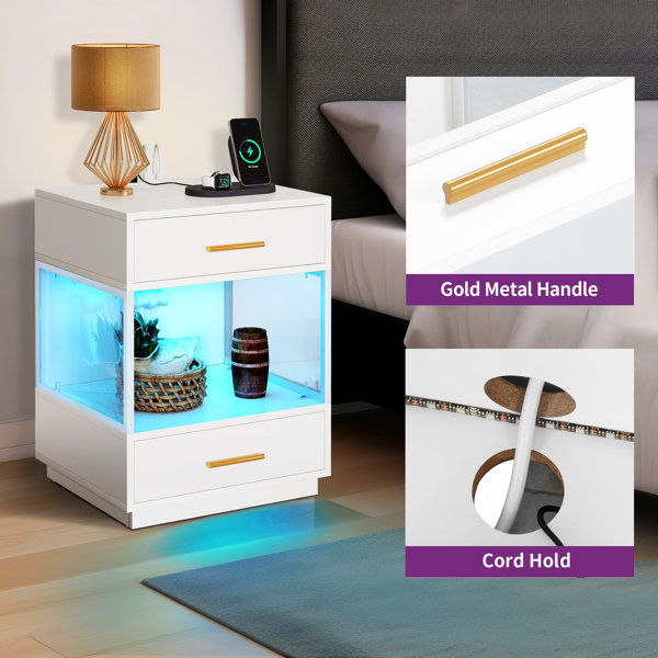 Brayden Studio® Chawna Nightstand | Wayfair