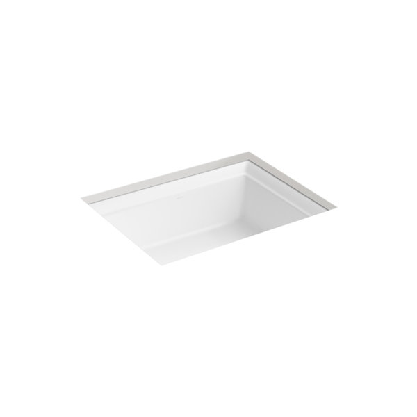 Kohler Artifacts 21-1/4 In. Rectangular Undermount Bathroom Sink ...