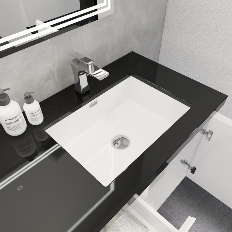 Ivy Bronx Castin 60" Wall-Mounted Single Right Sink Bathroom Vanity Set ...