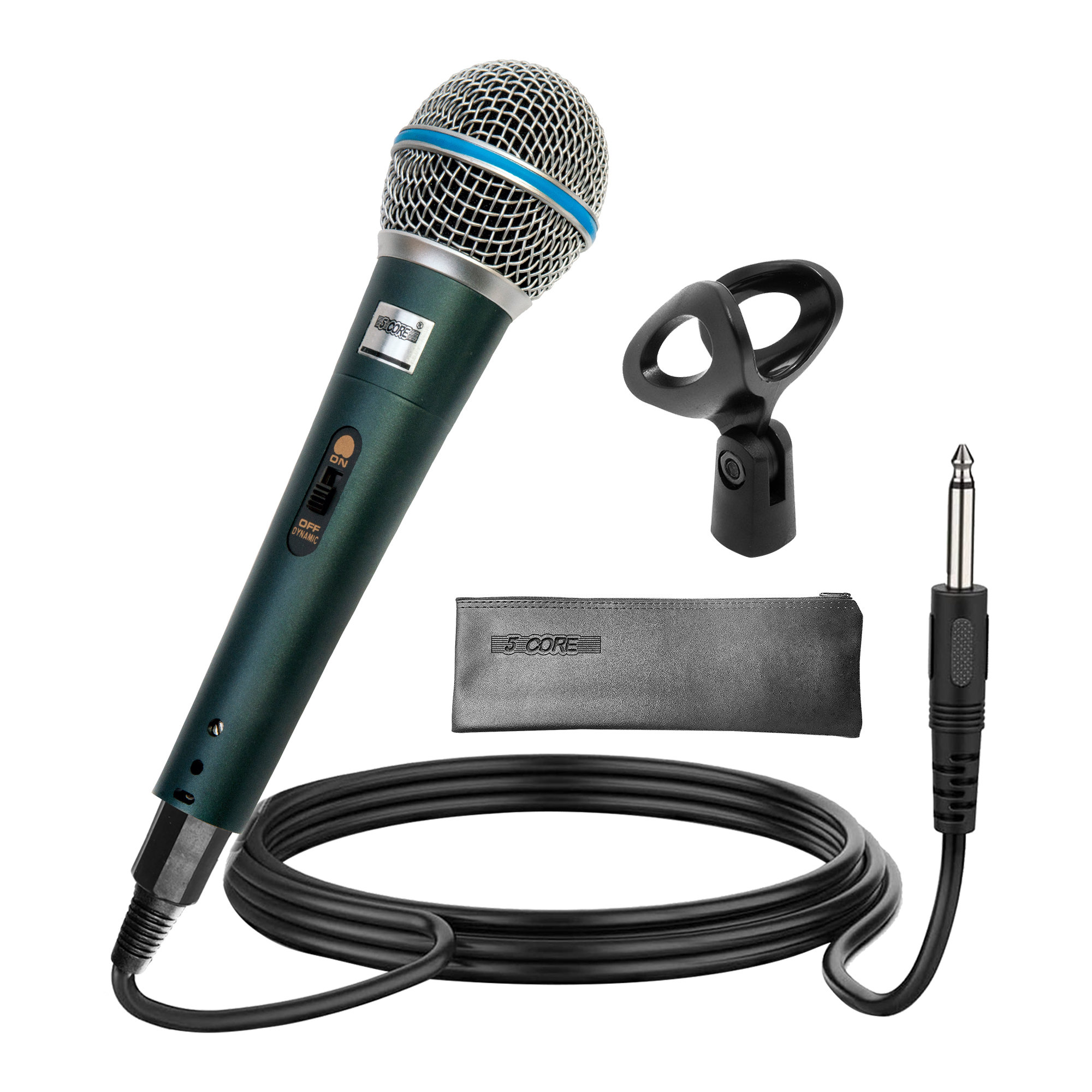 5 CORE 5Core Microphone Pro Microfono Dynamic Mic XLR Audio Cardiod ...