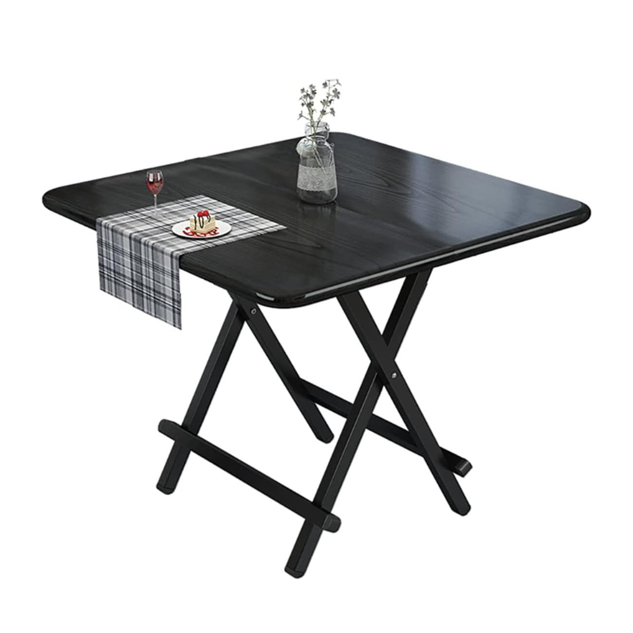 Winston Porter Ronnet Bamboo Solid Wood Trestle Dining Table | Wayfair