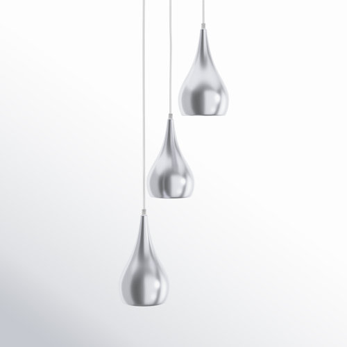 Chrome Pendant Lighting You'll Love | Wayfair