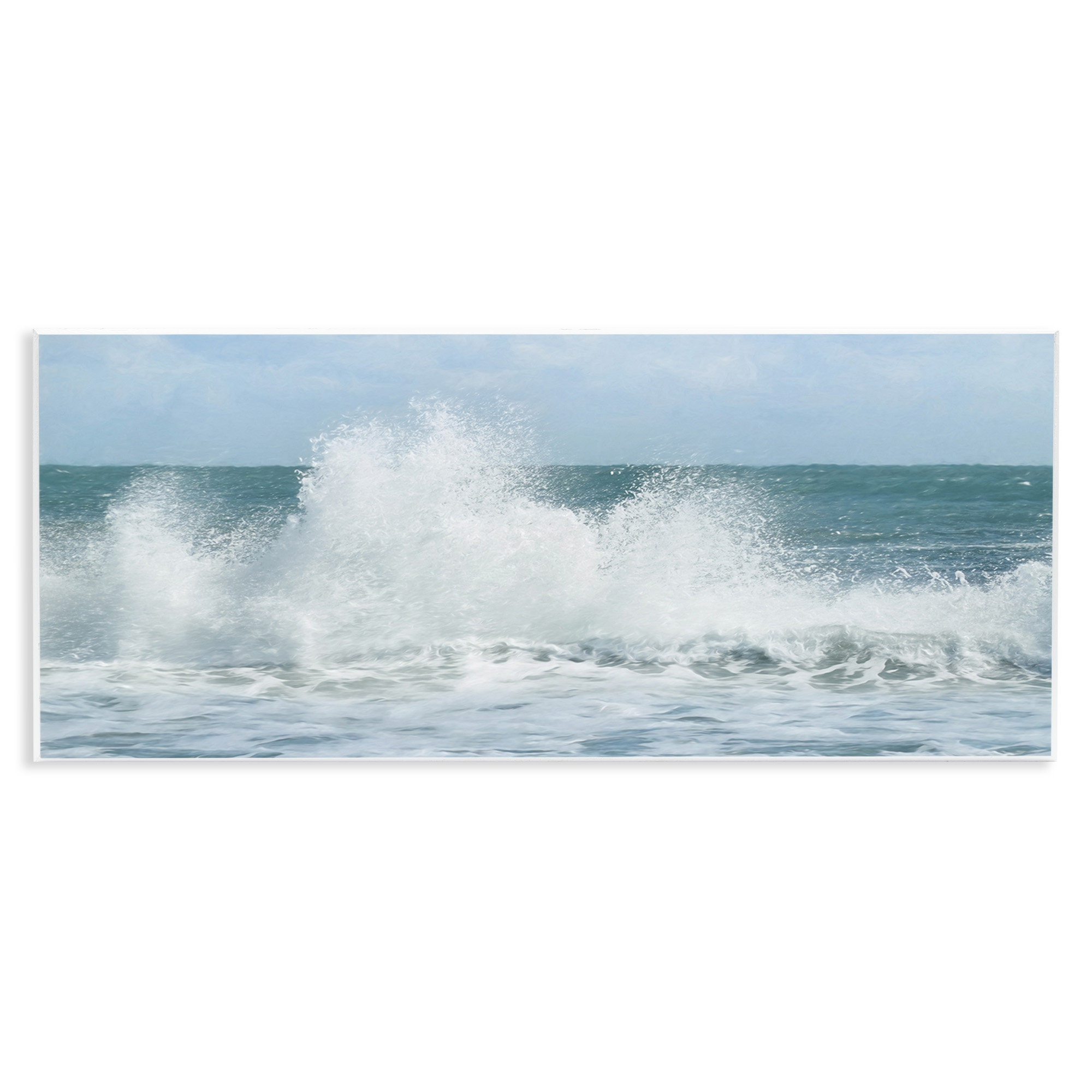 Stupell Industries Ocean Waves Crashing Foam Splash Wall Plaque Art By ...