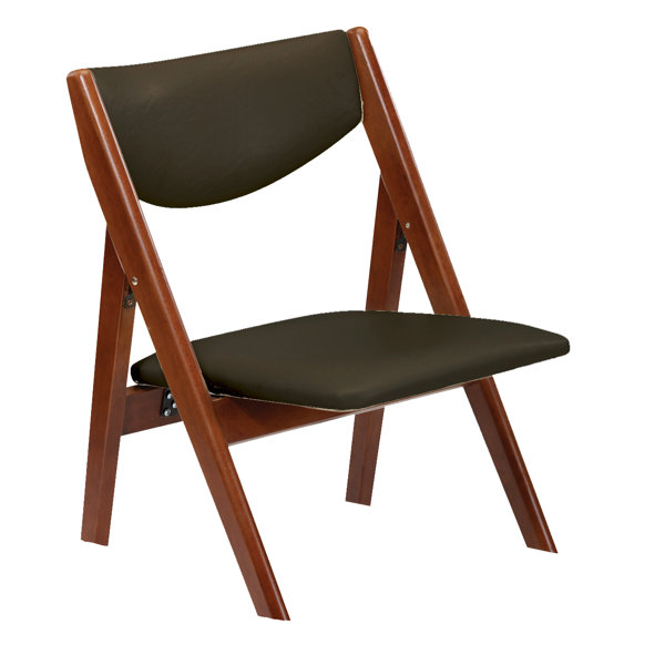 Latitude Run® Sofea Vinyl Stackable Folding Chair Set of 2 | Wayfair