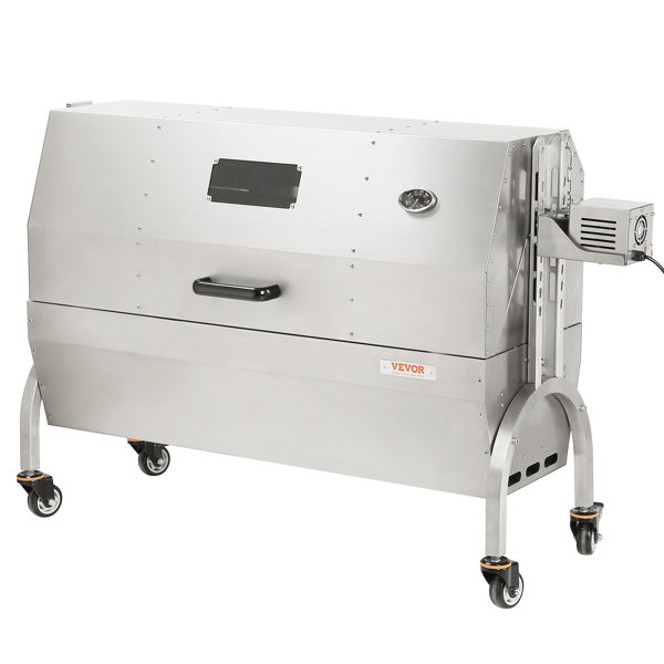 VEVOR Single Burner Freestanding Wood Burning Gas Grill | Wayfair