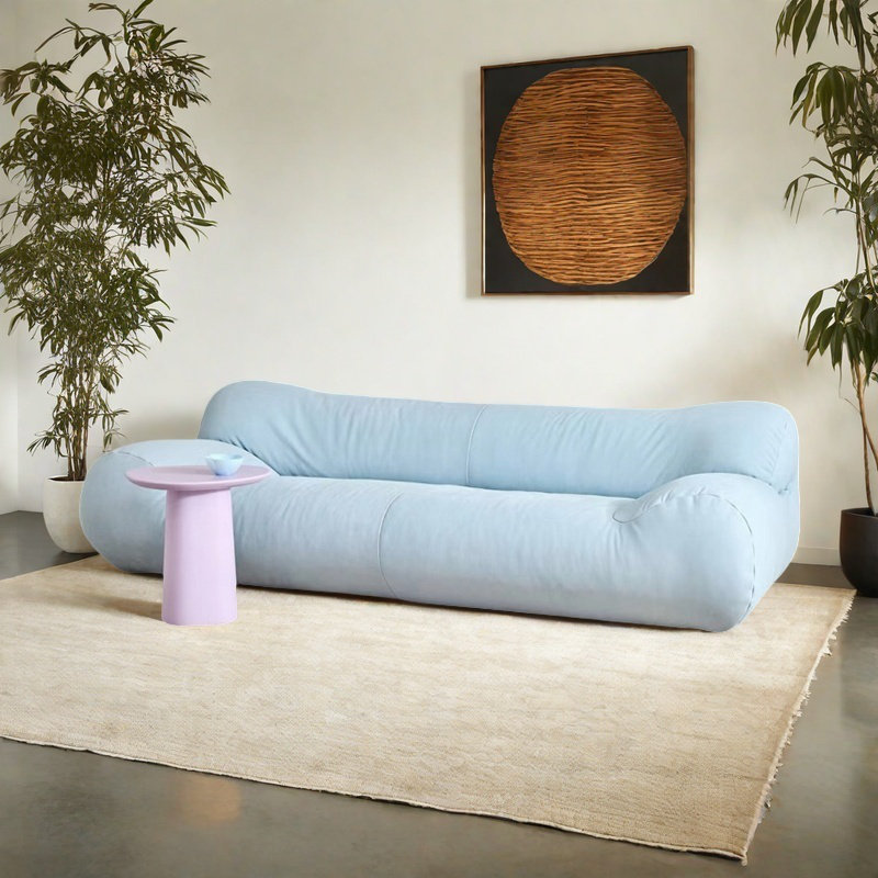 Axis Living Blue Lazy Windy Clouds Couch | Wayfair